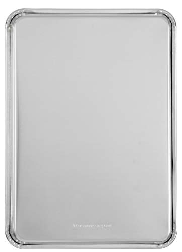 AmazonCommercial Aluminum Baking Sheet Pan, Jelly Roll Sheet, 15.1 x 10.6 Inch, Pack of 2