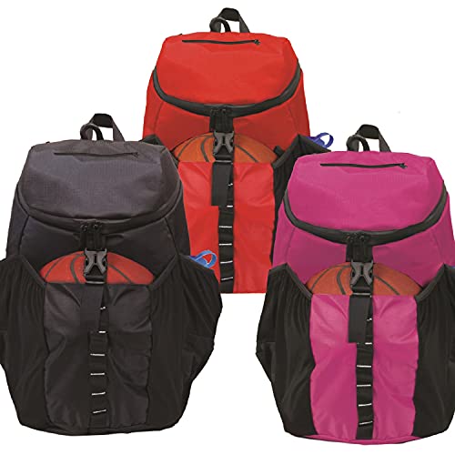 Athletico Basketball Bag - Large Basketball Backpack for Men & Women - Volleyball & Soccer (Black)