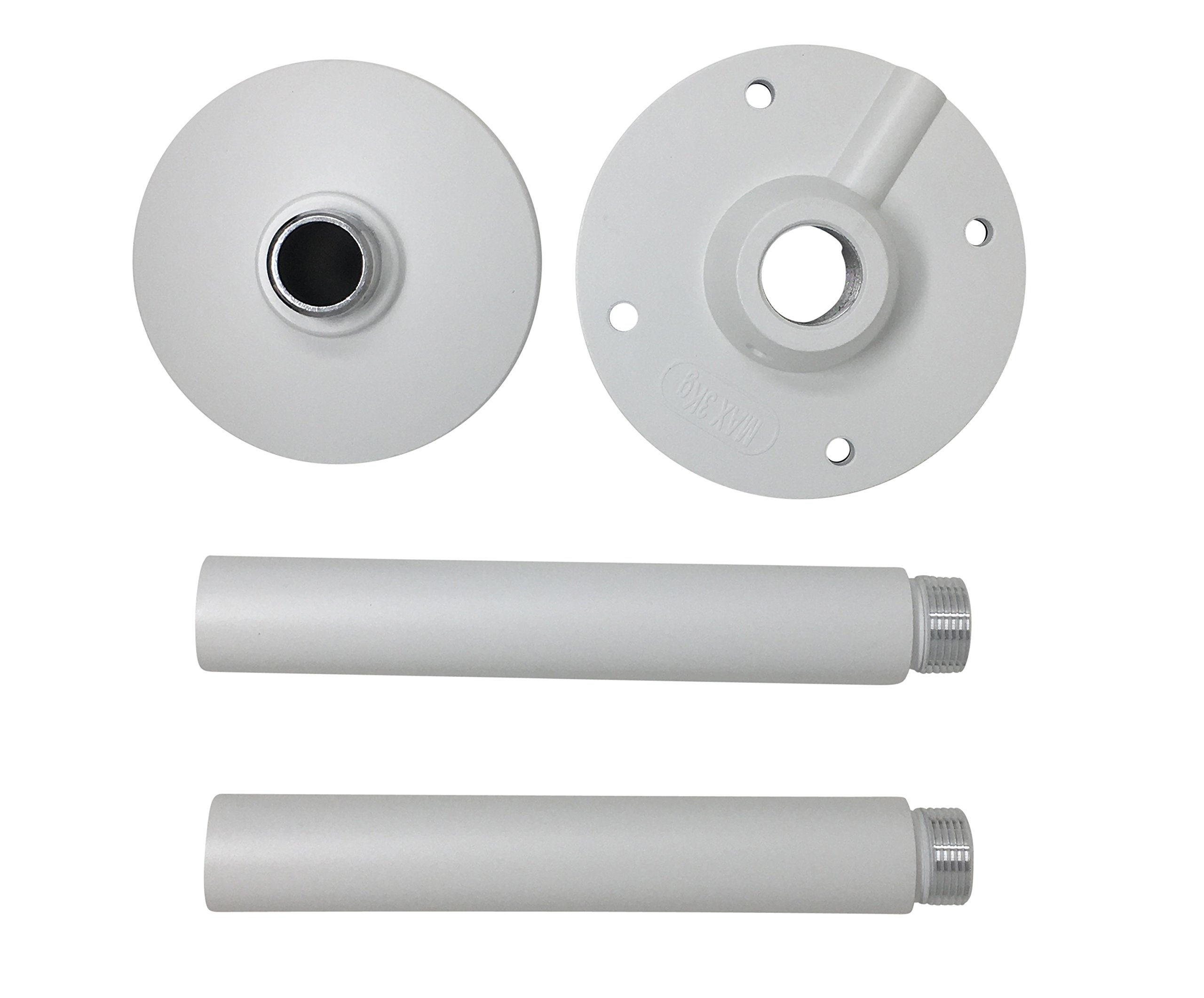 CPM PC130T DS-1271ZJ-130-TRL Pendant Mounting Bracket for Hik Turret Dome Camera DS-2CD2342WD-I (White)