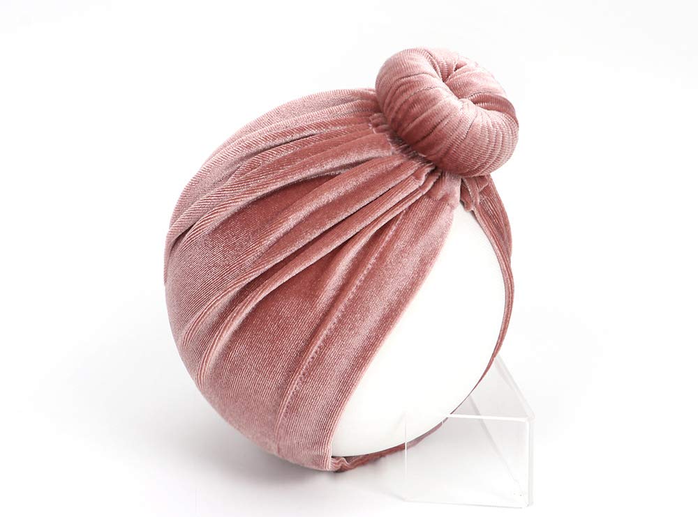 Awyjcas Newborn Baby Toddler Cotton Hat Babys Turban Kids Knotted Hat Cap Set (BB03)
