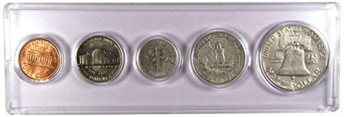 1947 Year Set 5 Coins in AG About Good or Better Condition Collectible Gift Set