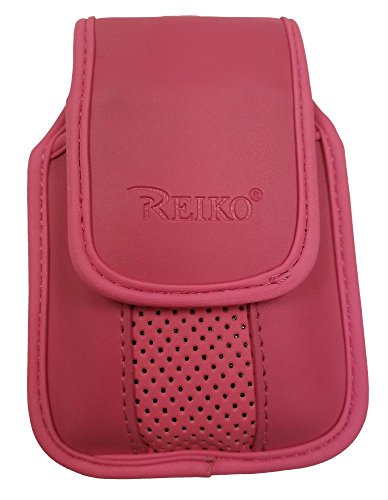 Around The Neck Hanging Lanyard Magnetic Top Pink Case fits Alcatel GO Flip (Does NOT FIT GO FLIP 4)