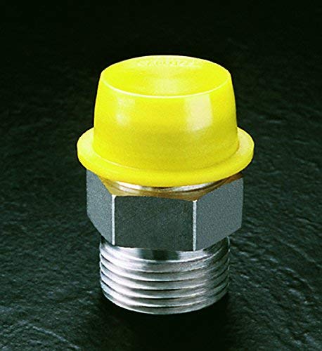Caplugs WW-1064 WW Series β Plastic Tapered Cap and Plug with Wide Thick Flange, 4 Pack, Yellow LD-PE, Cap OD 3.937" x Plug ID 4.135" Threaded and Non-Threaded Protection, Masking (99394900)
