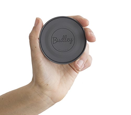 Budley - Tangle-Free Earphone/Earbud Case, Compact Storage System, Silicone (Gray/Royal Blue/Black, Set of 3)