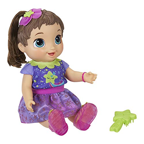 Baby Alive Baby Grows Up (Dreamy) - Shining Skylar or Star Dreamer, Growing and Talking Baby Doll, Toy with 1 Surprise Doll and 8 Accessories, Blue
