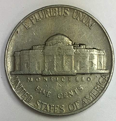 1959 P Jefferson Nickel Average Circulated Five-Cent Piece