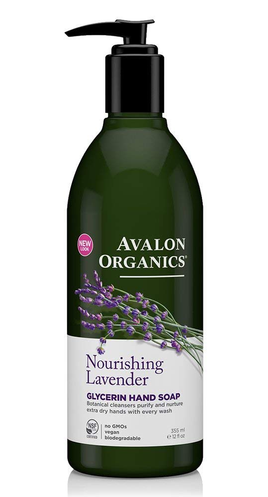 Avalon Organics Nourishing Lavender Glycerin Hand Soap, 12 Fl Ounce (Pack of 3)