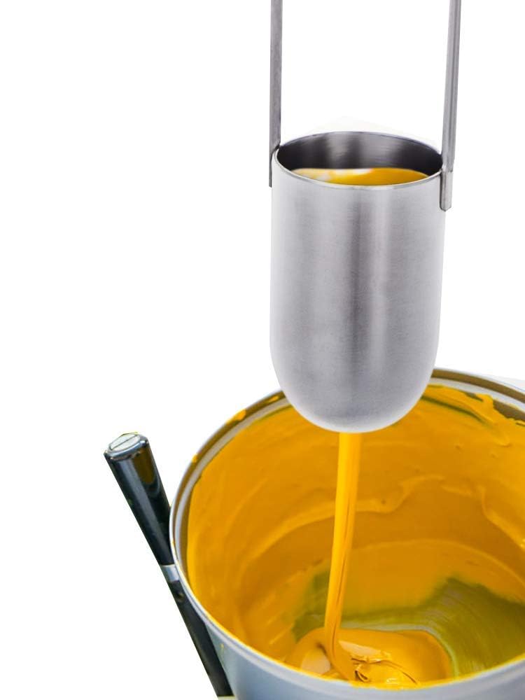 HFBTE Zahn Cup Viscosity Measuring Cup #5 Dip Type 44ml for Very Viscous Fluid and Mixture