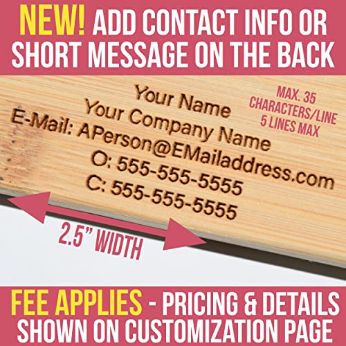 Brew City Engraving - Personalized Custom Laser Engraved Bamboo Cutting Boards for Weddings, Engagements, Anniversary & more!