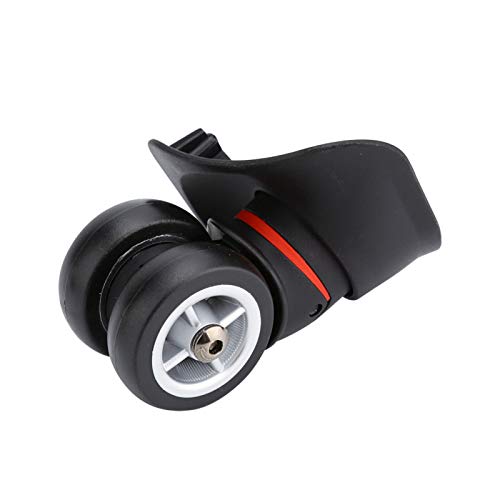Alomejor 2pz Suitcase Wheel Luggage Wheel Replacement Per Valigia Trolley Right and Left