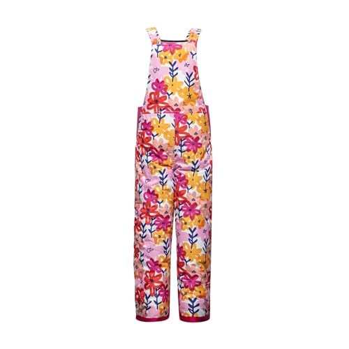 Arctix Infant/Toddler Chest High Snow Bib Overalls, Loose Floral, 4T