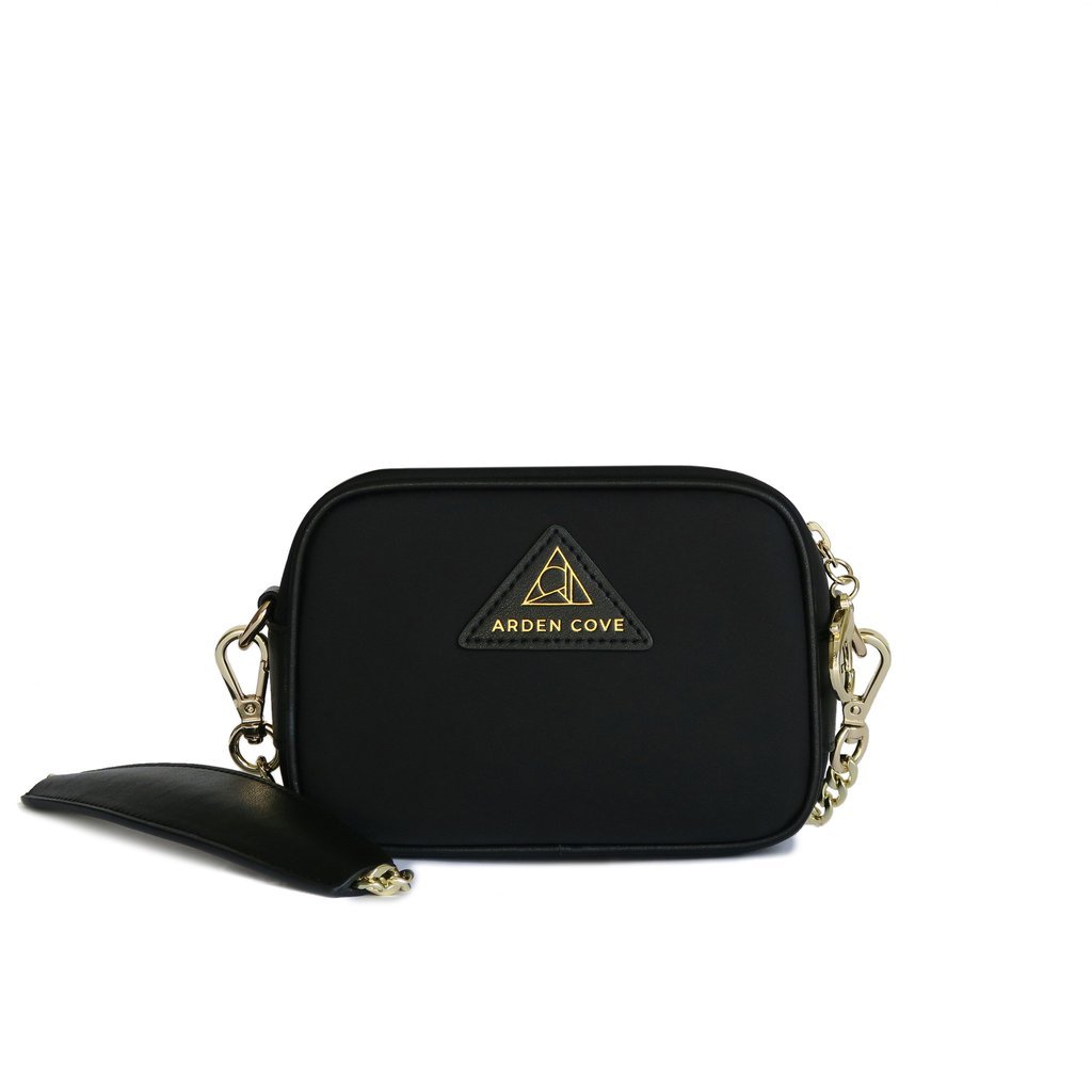Arden Cove Mini Anti-Theft Waterproof Cross-Body Bag (18" Drop Length, Black)
