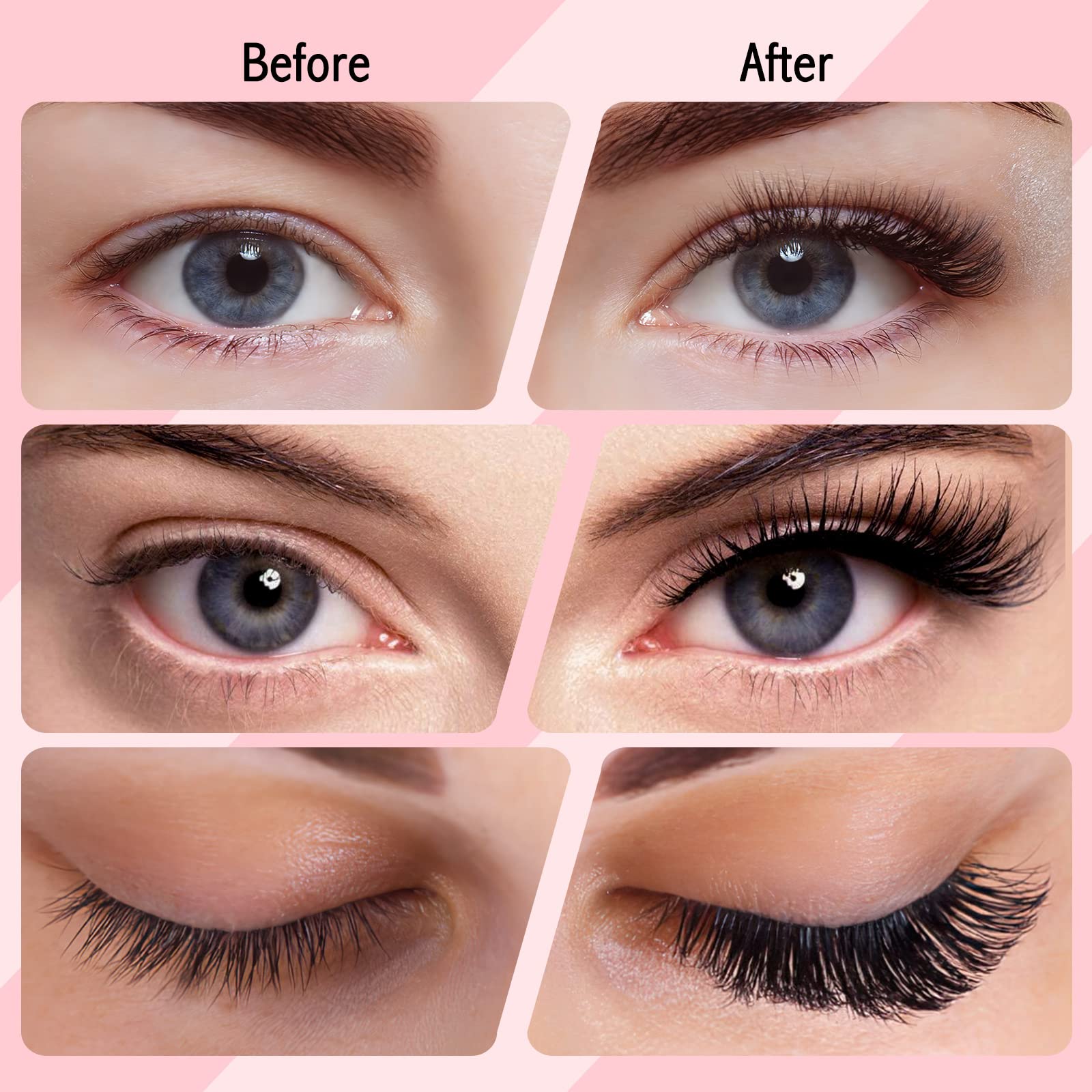 20 Pairs False Eyelashes 3D 8D Mink Lashes Extension Natural Look Cat Eyes 5 Different Style Makeup Fake Eyelashes