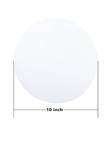 5Pieces 10Inch Silicone Steamer Liners, Roud Non Stick Silicone Steamed Pad Baking Pastry Dim Sum Mesh for Home Kitchen Use