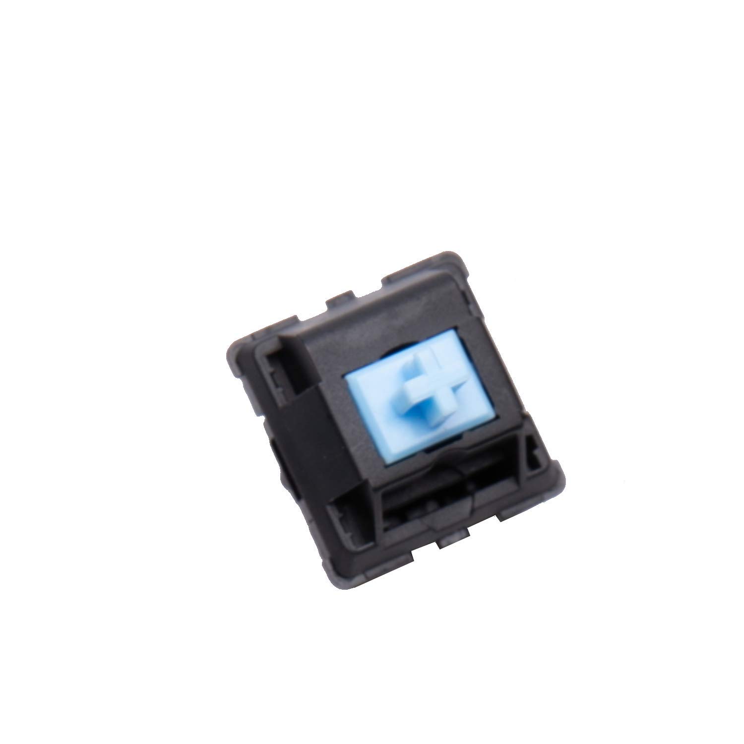 HK Gaming MS-1 Mechanical Key Switches for Mechanical Gaming Keyboards | PCB Mounted | Pre Lubed | 62cN ; Linear (Pro Sky Blue, 90 Pcs)