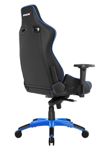 AKRacing Masters Series Pro Luxury XL Gaming Chair with High Backrest, Recliner, Swivel, Tilt, 4D Armrests, Rocker & Seat Height Adjustment Mechanisms, 5/10 Warranty,Blue - AK-PRO-BL