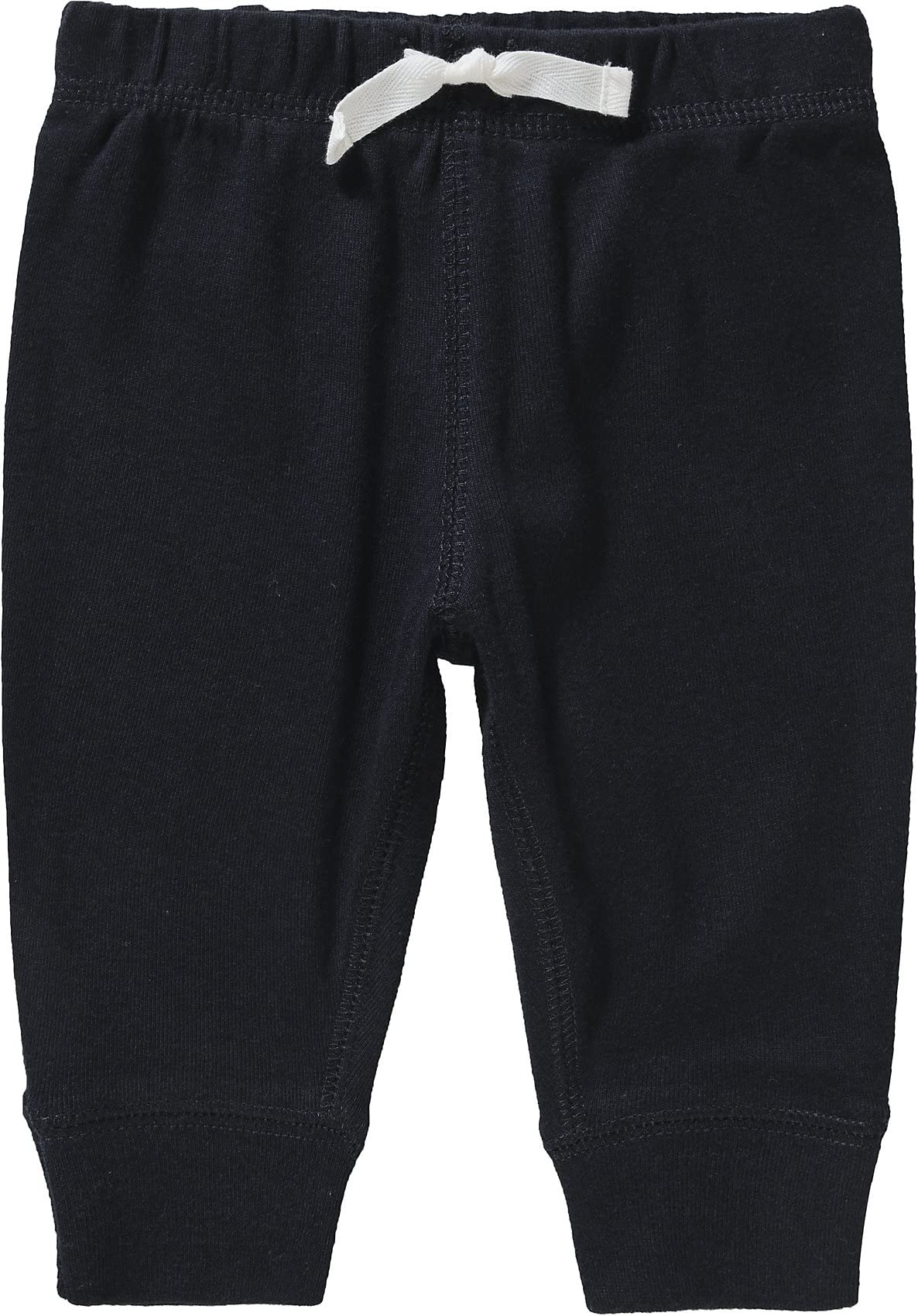 Carter's Baby Boys 2-Pack Pull-On Pants (Black/Heather, 12 Months)