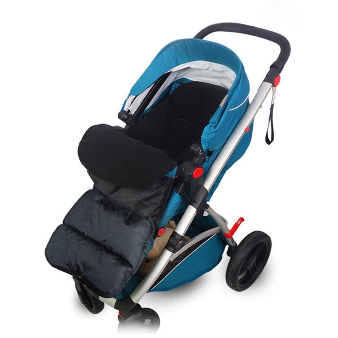 Baby Toddler New Universal Footmuff Cosy Toes Apron Liner Buggy Pram Stroller (Black)