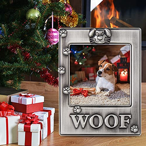 LASODY Memorial Dog Photo Picture Tabletop Frame Woof Frame-Dog Photo Gift