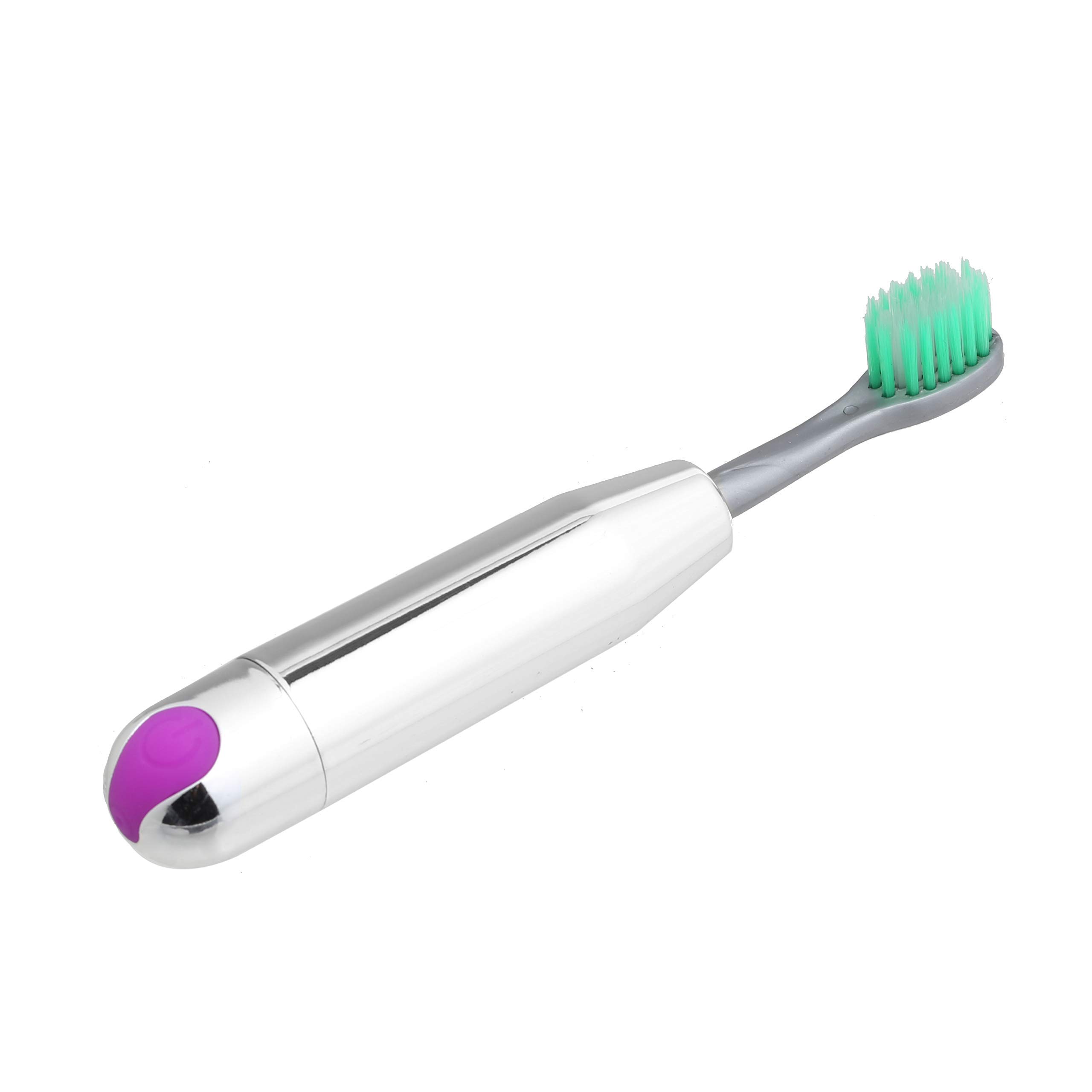 SonicPowerUSA Micro Sonic Toothbrush - Portable and Powerful Toothbrush with Rechargeable Batteries - Lightweight Electric Toothbrush with Changeable Brush Heads - Great for Travel and Easy to Use