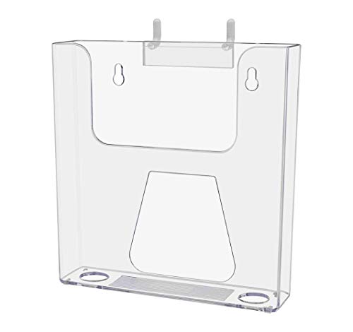 Marketing Holders 6 1/2" W Brochure Holder Peg Board Mount Pamphlet Value Pack of 24 Display Catalog Booklet Maps Literature Printed Material Menu