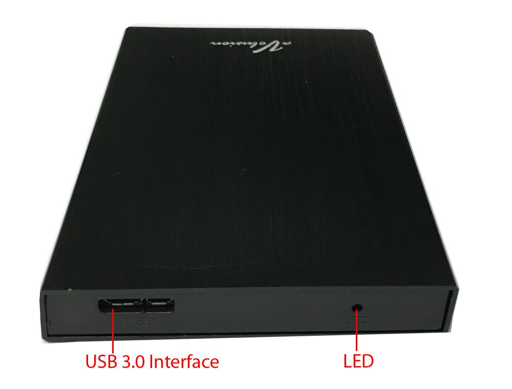 Avolusion HD250U3 500GB Ultra Slim SuperSpeed USB 3.0 Portable External Hard Drive (Mac OS Formatted) (Black)