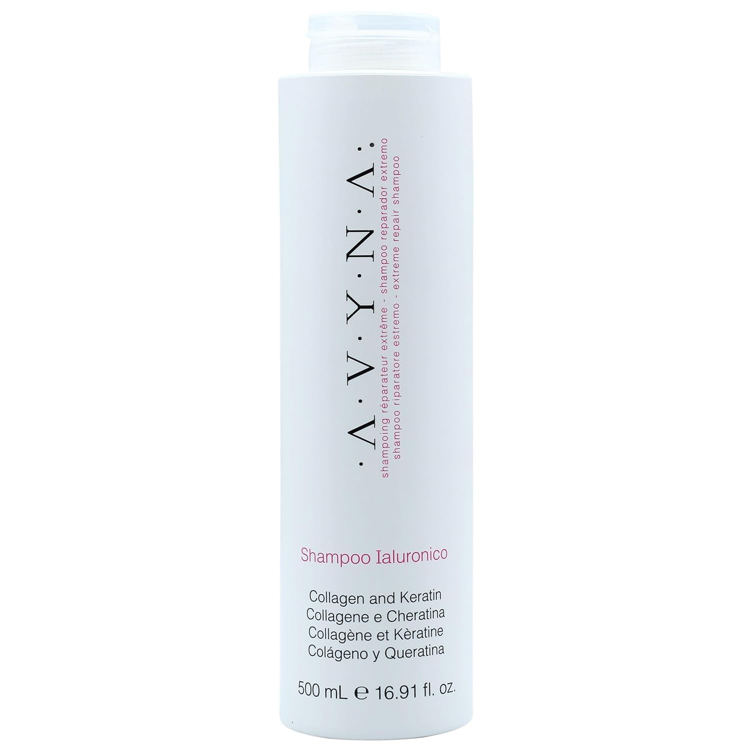 Avyna Shampoo laluronico Intensive Hair 500ml, 16.91 Fl Oz (Pack of 1)