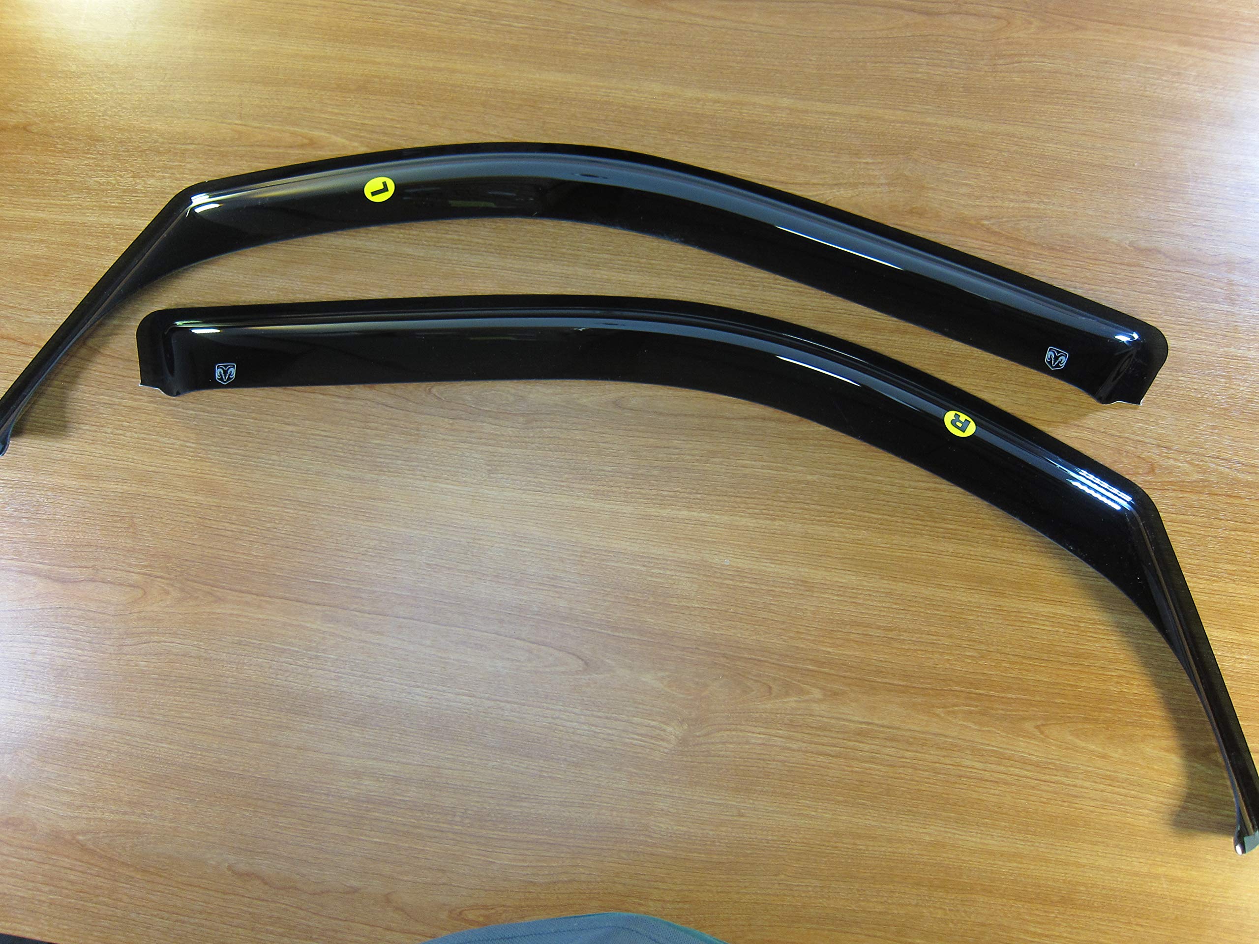 2011-2019 Dodge Ram 1500 DT Side Window Air Deflectors New Mopar OEM