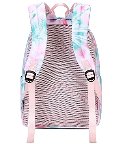 Abshoo Lightweight Tie Dye School Backpacks for Teen Girls Backpack with Lunch Bag (A Tie Dye)