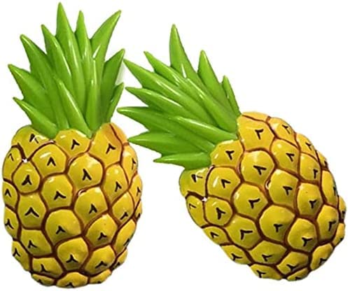 3 Pairs (6 Ct) Pineapple Clip, Beach Towel Clips Jumbo Size for Beach Chair, Cruise Beach Patio, Pool Accessories, Household Close Snacks Clip, Baby Stroller by C&H Solutions