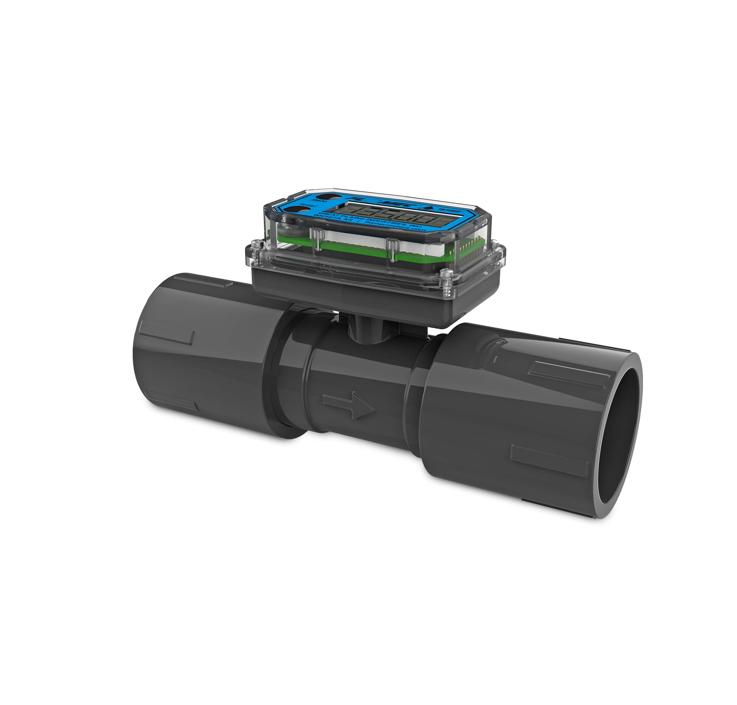 FLOMEC TM Series Water Meter for Water Processing and Irrigation Applications, 1-1/2 inch Female NPT Fittings (TM15NQ9GMB)