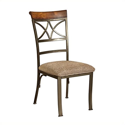 BOWERY HILL 5-Piece Kitchen Dining Set for Dining Room, Kitchen, Dinette with Round Dining Table, 4 Dining Chair Seat
