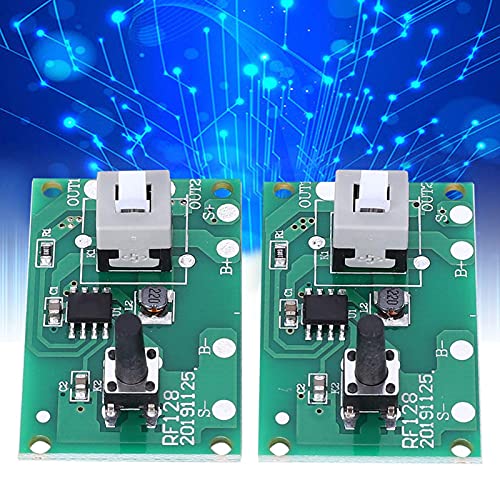 2Pcs SS1208 Solar Lamp String Controller Module Control Circuit Board with Switch 1.2V 100mA 8 Kinds Light Mode Solar Lawn Lamp Control Board