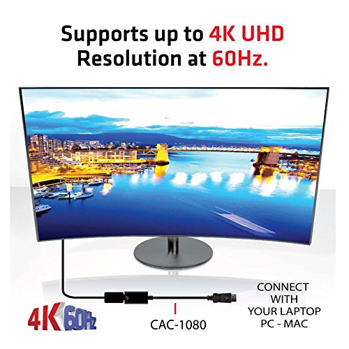 Club 3D CAC-1080 DisplayPort 1.4 to HDMI 2.0b HDR Active Adapter M/F