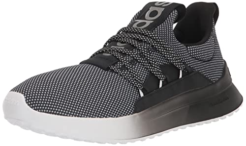 adidas Men's Lite Racer Adapt 5.0 Running Shoe, White/Black/White, 9.5