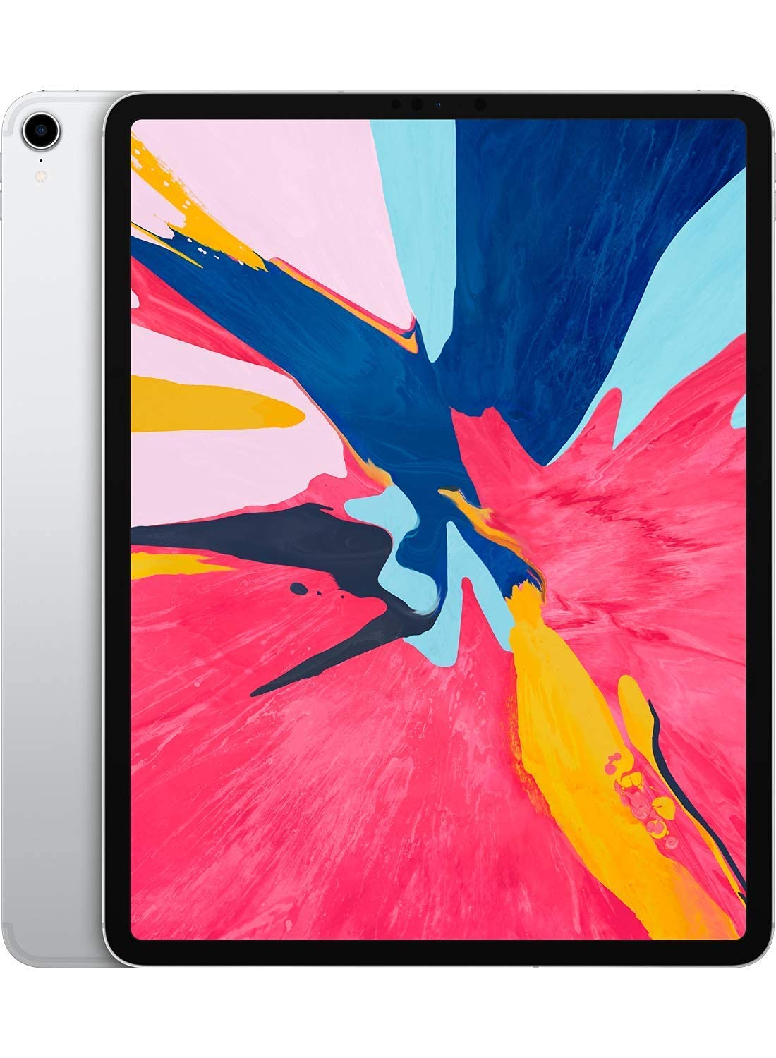 2018 Apple iPad Pro 3rd Gen (12.9 inch, Wi-Fi + Cellular, 256GB) Silver (Renewed)