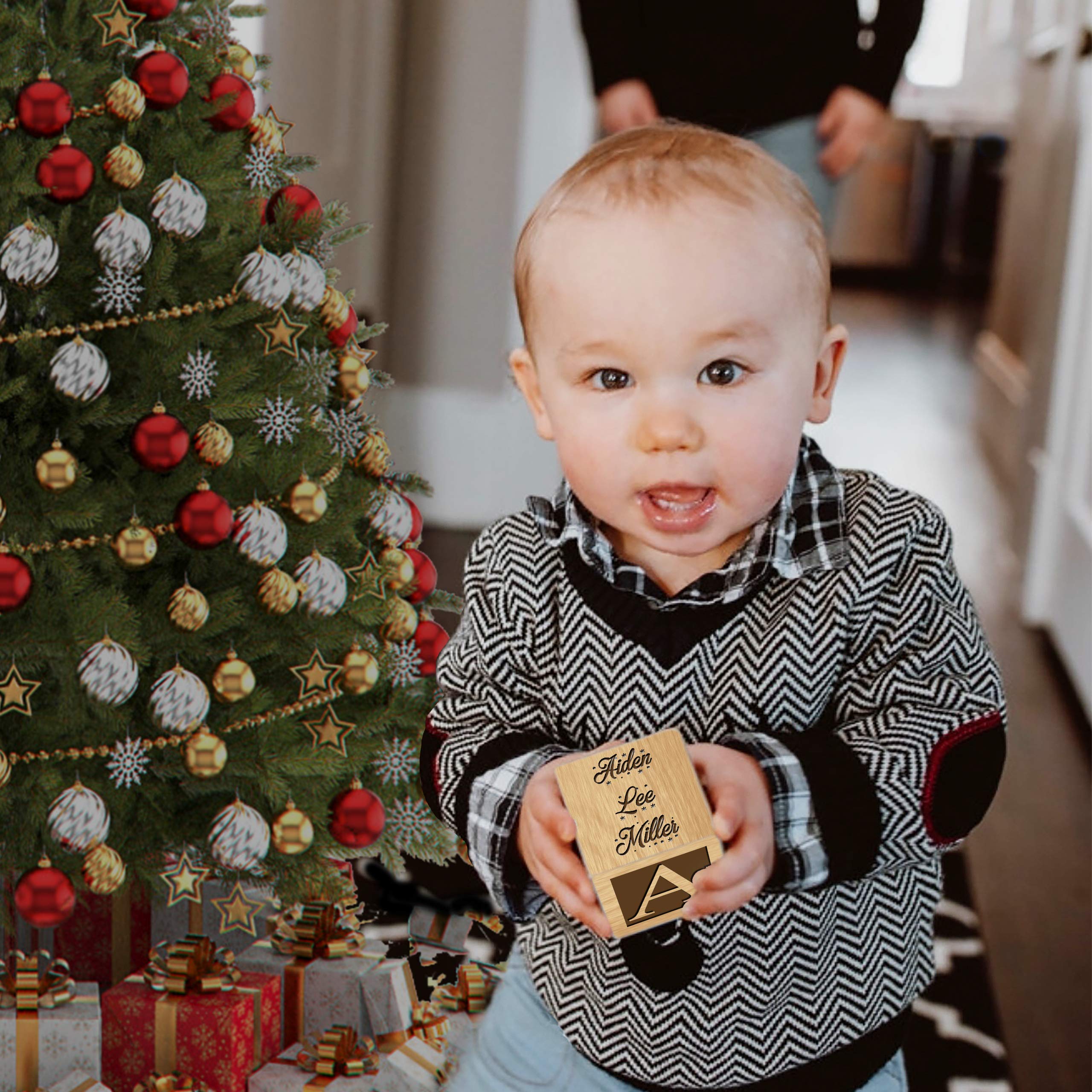 Baby's First Christmas Ornament 2024 (Personalized)