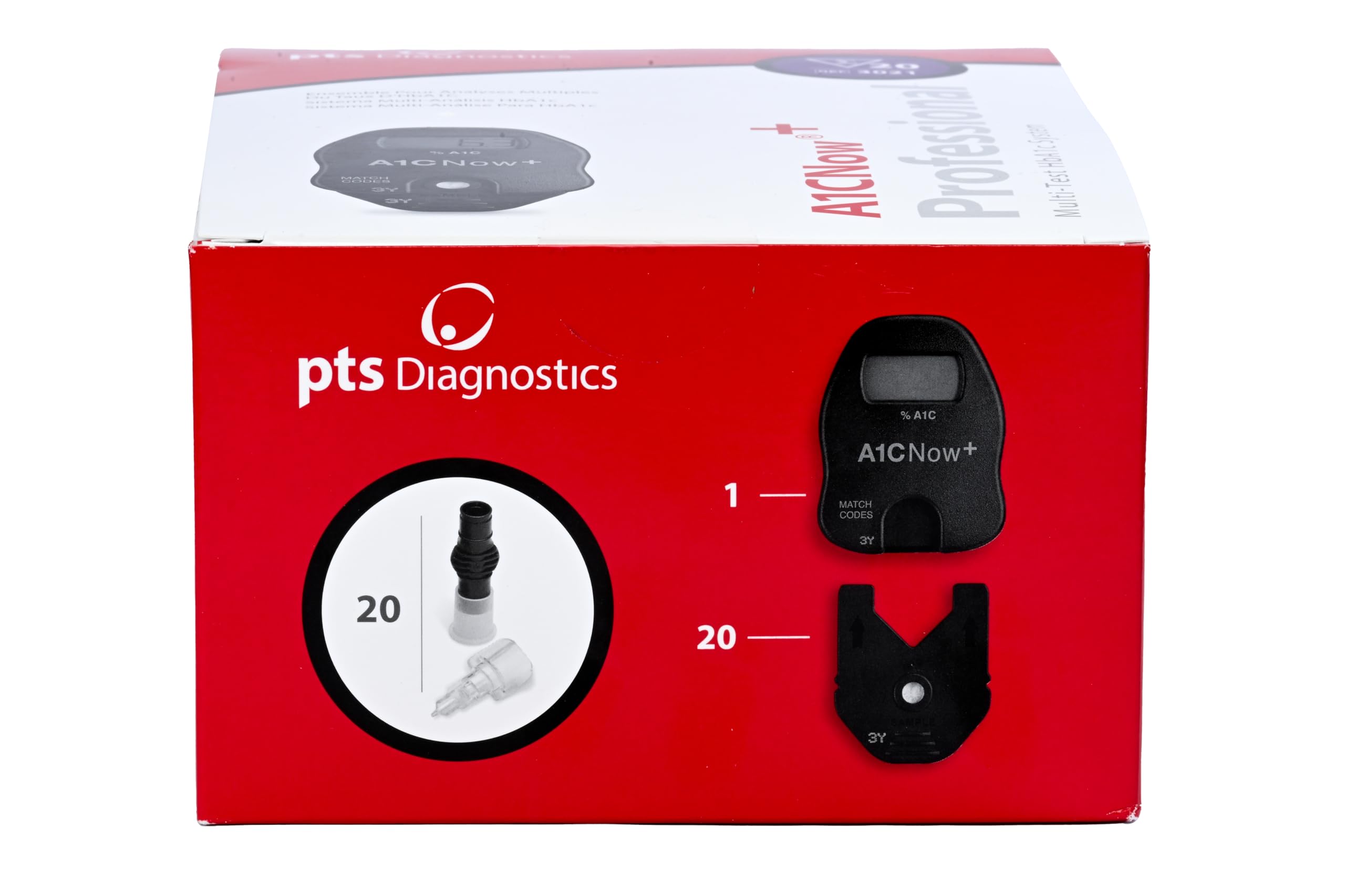 A1CNow+, Hba1c Blood Monitor w/ Sampler, 20 Test Kit
