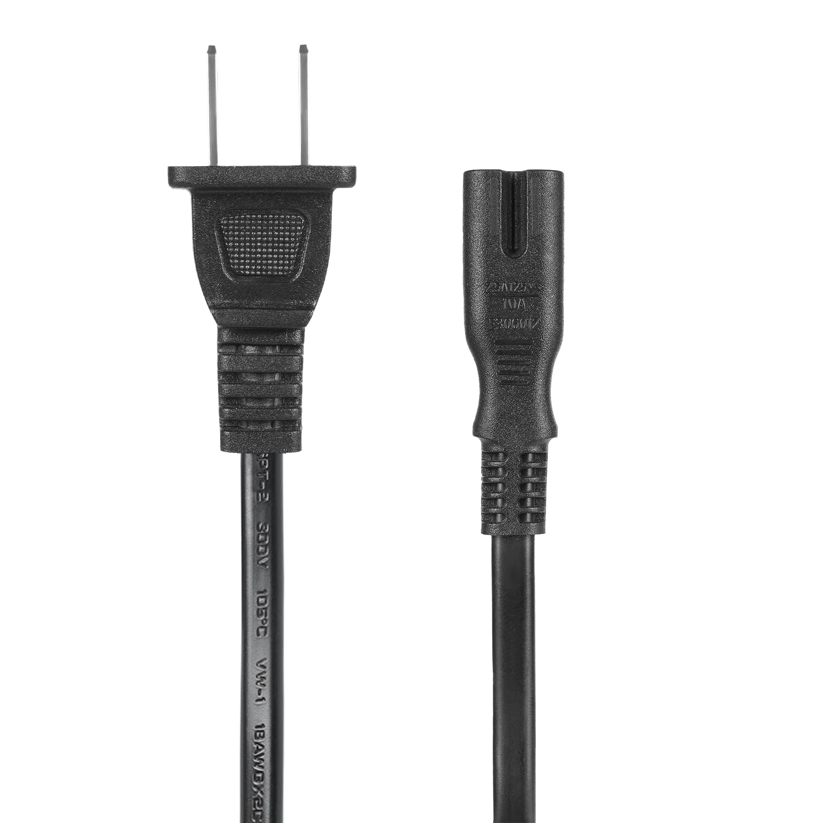 AC Power Cord for Sony PS5 / PS4 / PS4 Slim / PS3 Slim Console, 6Ft Power Cable Replacement