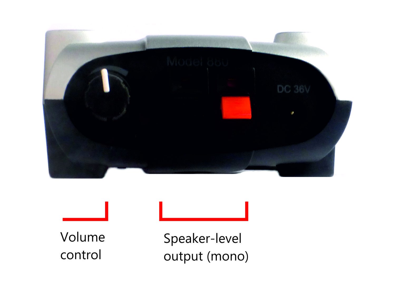 Amphony Multichannel Wireless Audio Receiver/Amplifier for Making Passive Speakers Wireless - Model 880, Compatible with Model 800 Multi-Channel Transmitter, Better-Than Bluetooth Digital Wireless