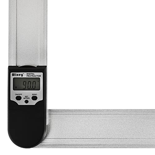 8" (203mm) Wixey Digital Protractor with Miter Function