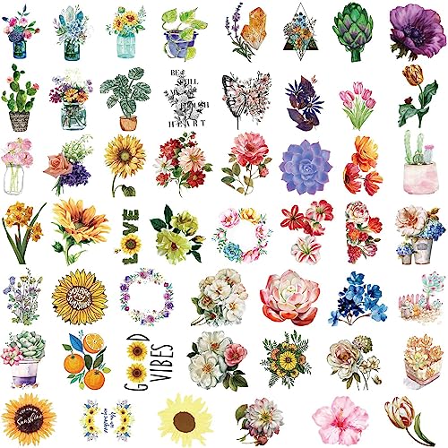 8 Sheets Rub on Transfers for Furniture and Crafts Vintage Flower Plant Rub On Transfer Stickers for Wood Floral Furniture Decals for Home Office Paper Scrapbooking Diary Album Journals DIY Craft