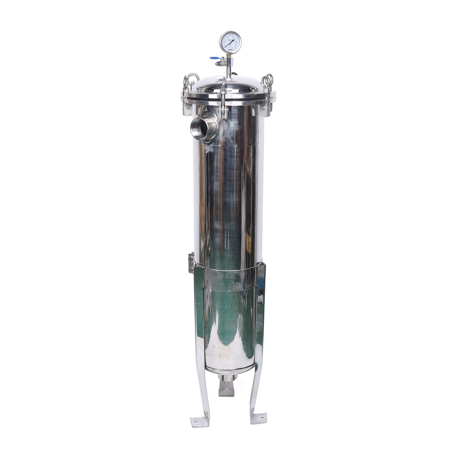 Bag Filter Housing, 304 Stainless Steel Filter, Pressure Filter Device Height Adjustable