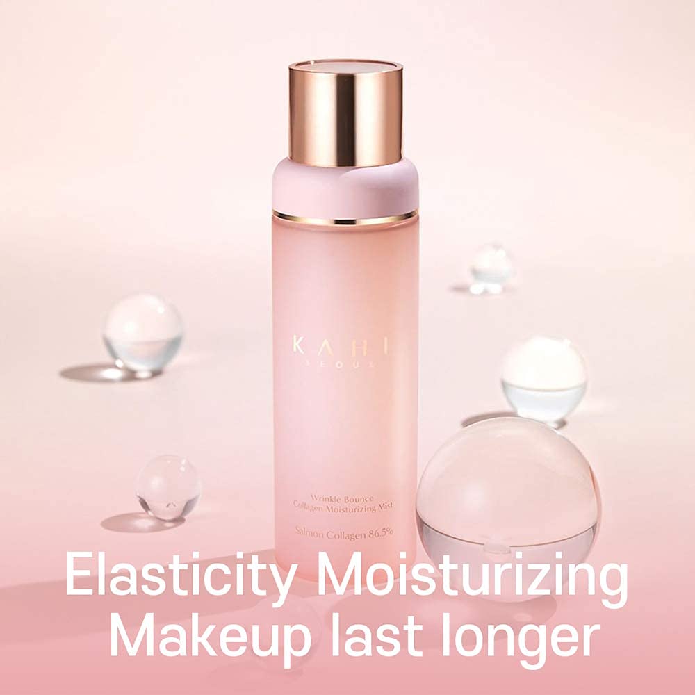 KAHI SEOUL Wrinkle Collagen Moisturizing Mist, 86.5% Salmon Collagen 100ml