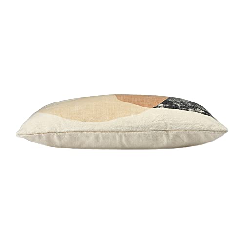 Main + Mesa Abstract Print Cotton Lumbar Pillow, Multicolor