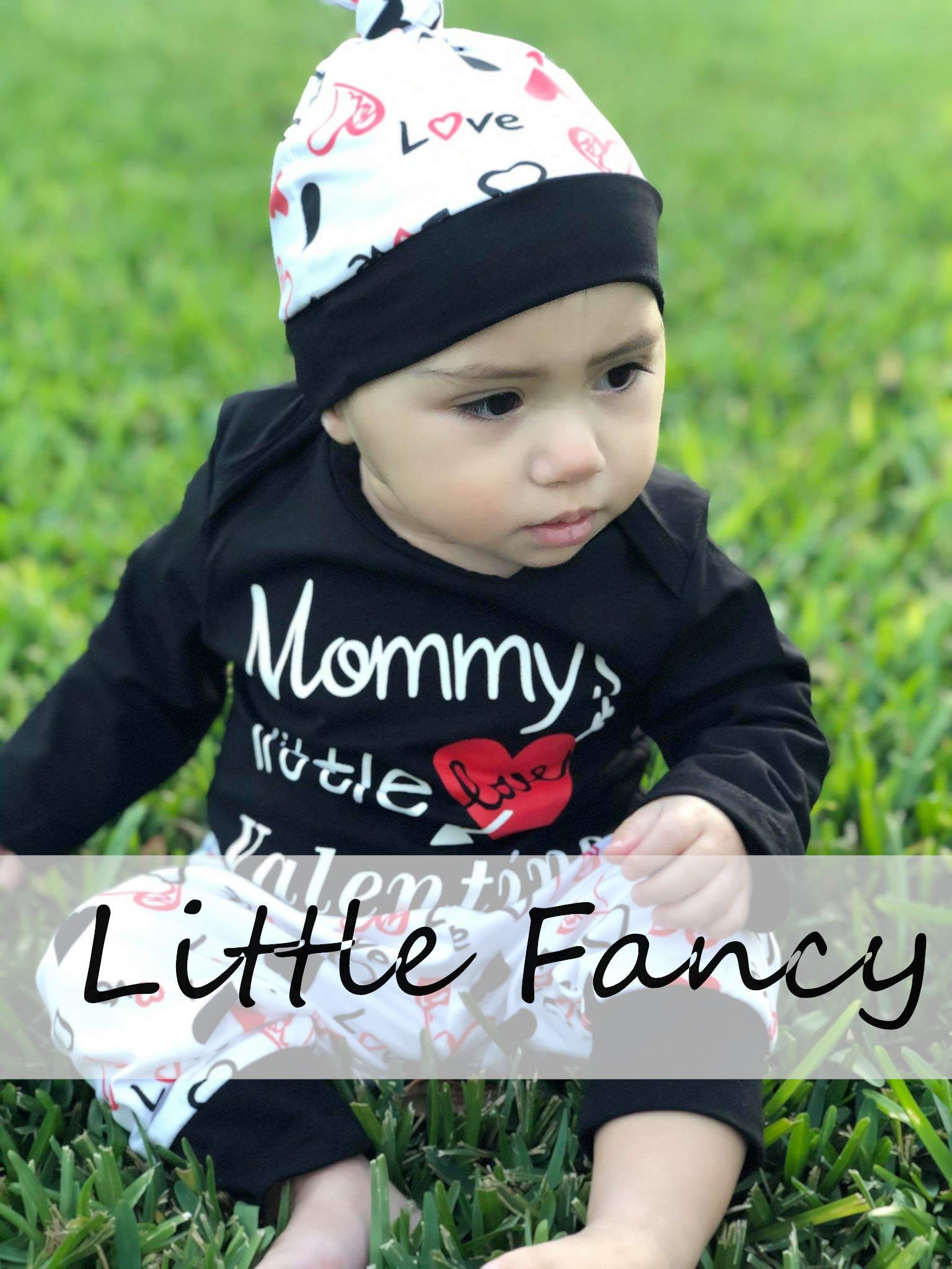 Baby Boys' Mommy's Little Valentine Outfit Clothes Cute Romper (6-12 Months)