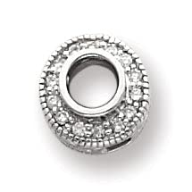 14k White Gold AA Diamond pendant GLD-AZ-XP1603AA