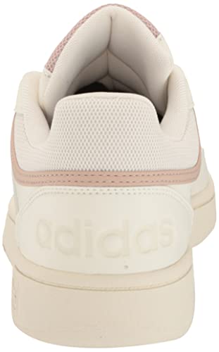 adidas Women's Hoops 3.0 Sneaker, Off White/Wonder Taupe/White, 9