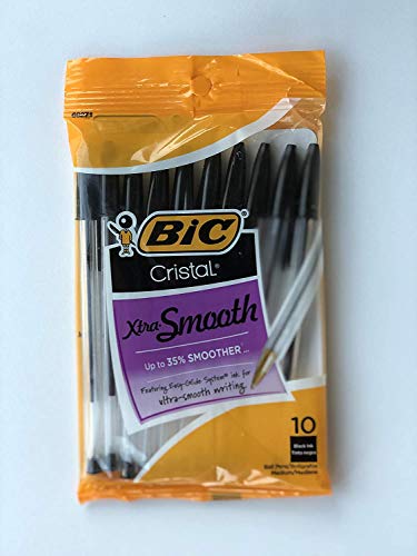 BIC Cristal Xtra Smooth Ball Pen Combo Set: Set Includes 10 Black, 10 Blue, and 10 Red.