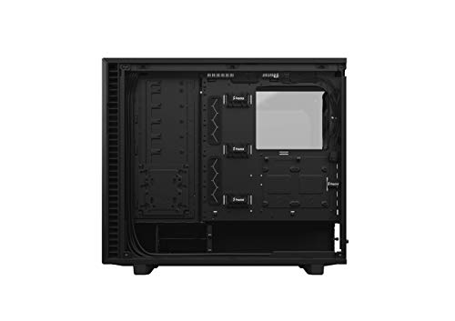 Fractal Design Define 7 Black Brushed Aluminum/Steel E-ATX Silent Modular Dark Tempered Glass Window Mid Tower Computer Case